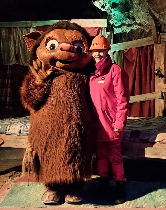 Virve Haahti the Guide Tytyri Mine Experience - Tytyri Elämyskaivos